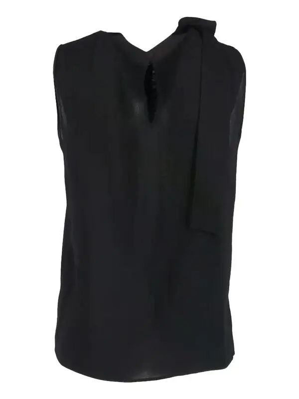Miu Miu Embellished Sleeveless Blouse - Black
