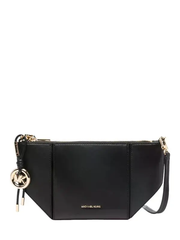 Michael Kors Logo-charm Crossbody Bag - Black