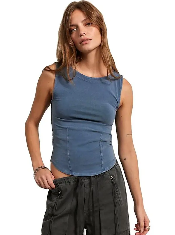 Free People We The Free Iconic Tank - Midnight Rain