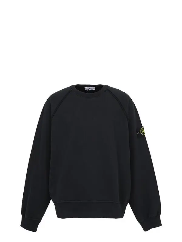 Stone Island Fleece Sweatshirt - Black