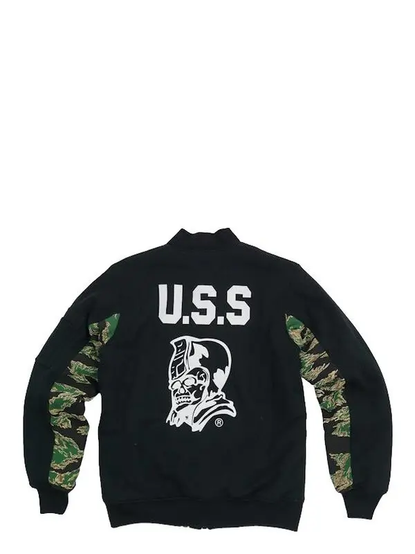 BAPE Ursus Tiger Camo Accent Ma1 Jacket - Black
