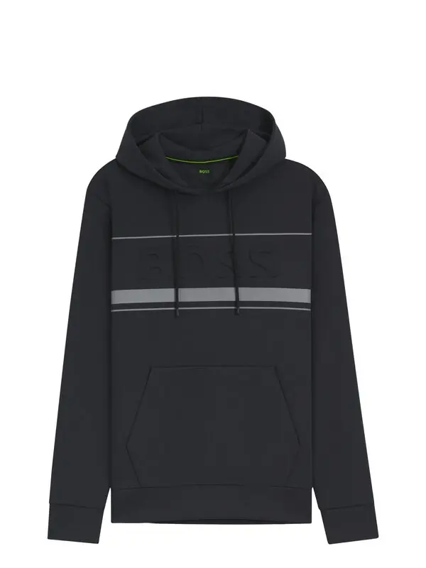 BOSS Cotton-blend Hoodie - Dark Blue