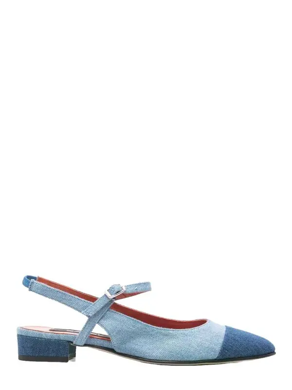 CAREL Oceano Flat Pumps - Blue