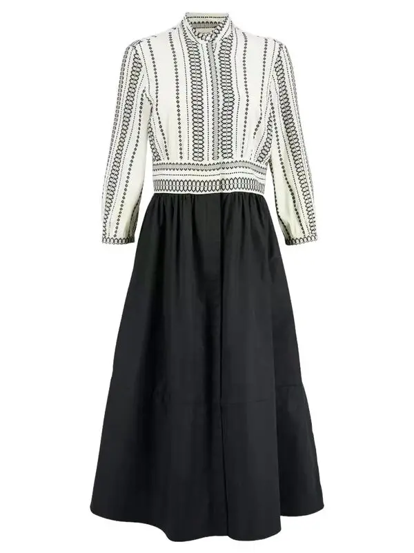 Zeus+dione Long-sleeve Shirt Dress - Black