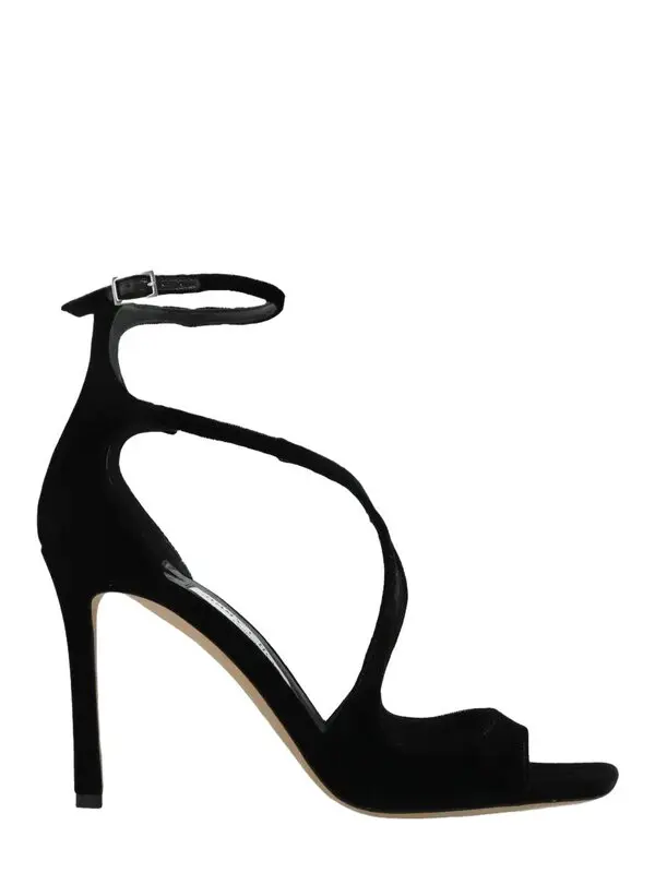 JIMMY CHOO Azia Stiletto Sandals - Black
