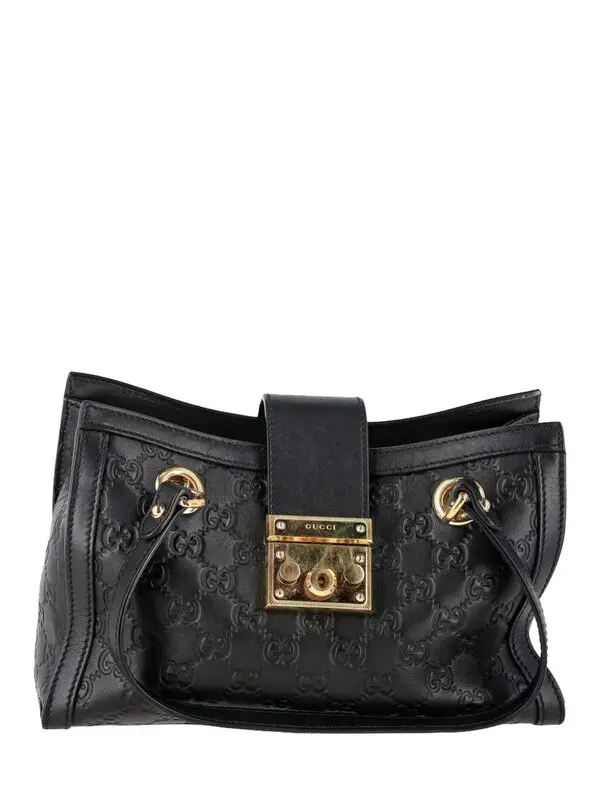 Gucci Small Ssima Chain-link Tote - Black