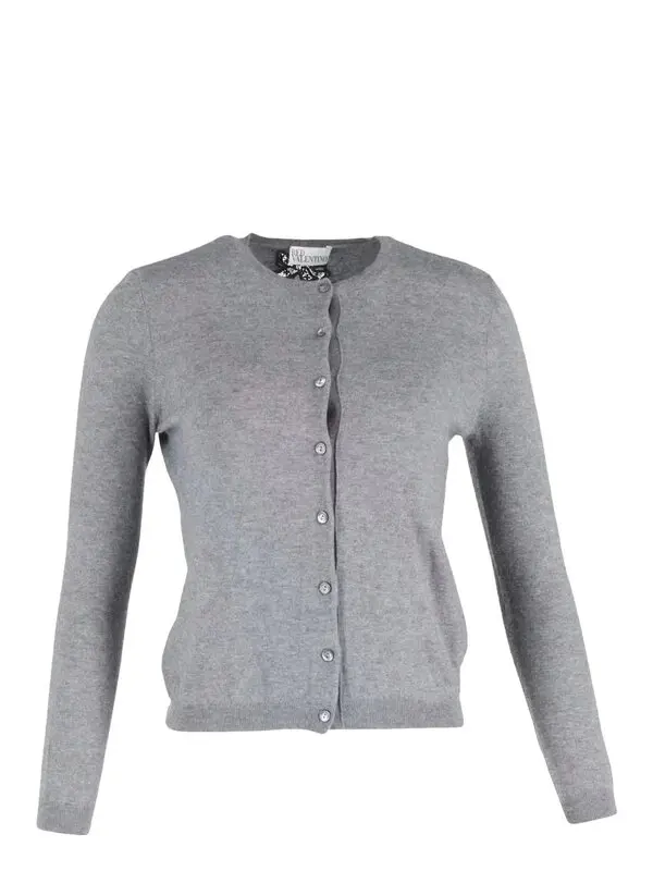 Red Valentino Buttoned Cardigan - Grey