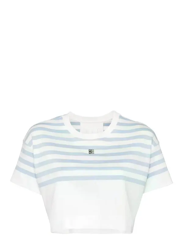 Givenchy 4g Striped T-shirt - White