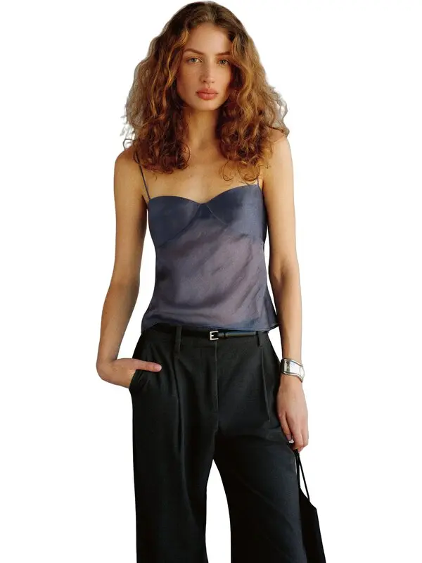 REFORMATION Alouette Top - Grey