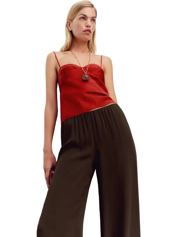REFORMATION Alouette Top - Red