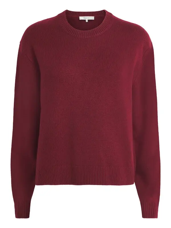 FRAME Cashmere Sweater - Burgundy