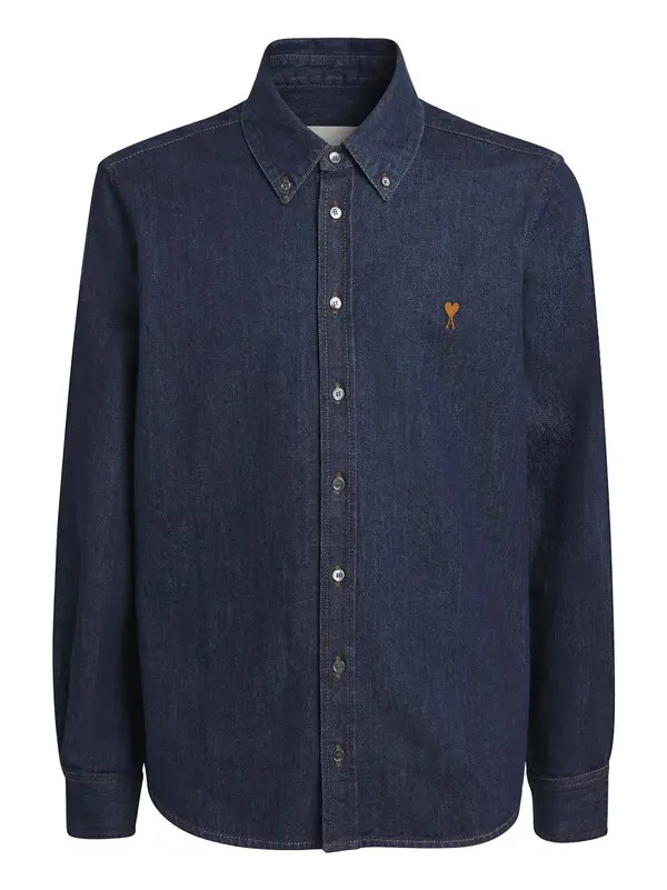 Ami De Coeur Denim Shirt - Blue