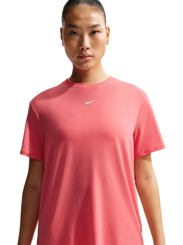 Nike One Relaxed Dri-fit Short-sleeve Top - Pink