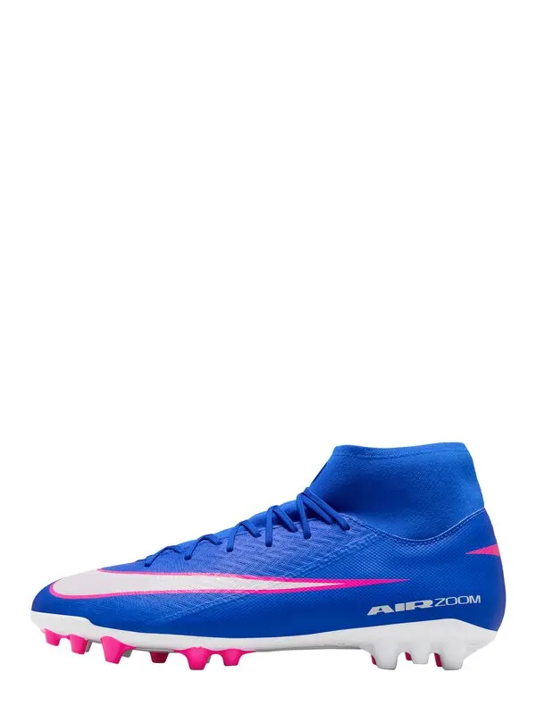 Nike Mercurial Superfly Academy Artificial-grass High-top Soccer Cleats - Blue