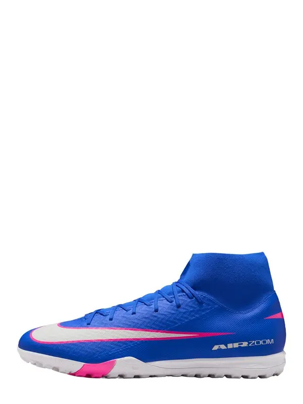 Nike Mercurial Superfly Academy Turf High-top Soccer Shoes - Blue