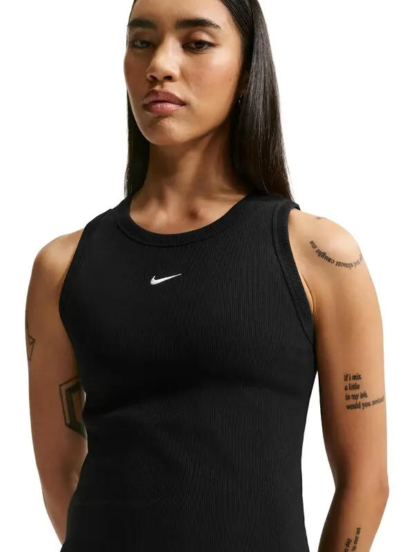 Nike Sportswear Tight Ribbed Tank Top - Black