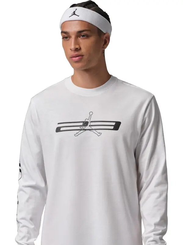 JORDAN Dri-fit Graphic Crewneck Sweatshirt - White