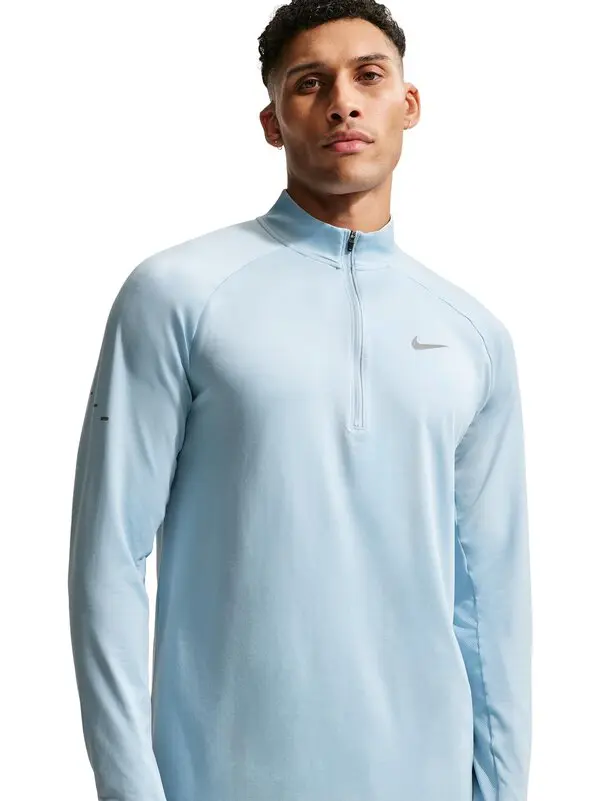 Nike Stride Dri-fit 1/4-zip Running Top - Blue