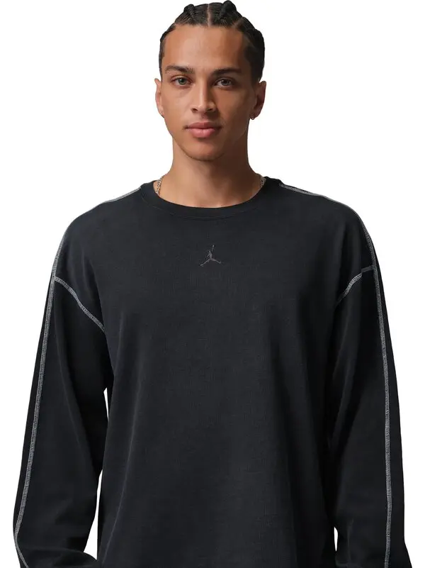 JORDAN Flight Heavyweight Long-sleeve Top - Black