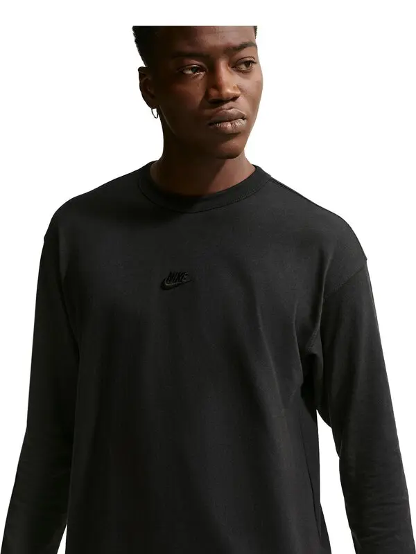 Nike Sportswear Premium Essentials Long-sleeve T-shirt - Black