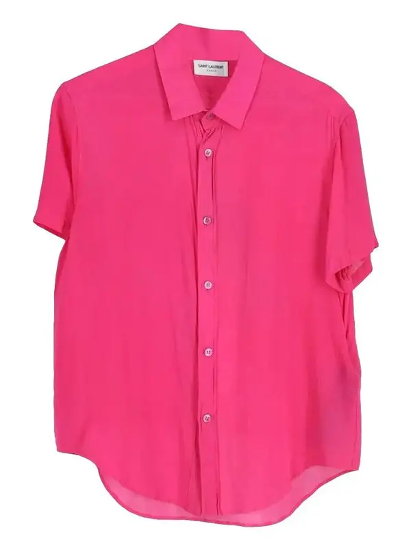 Saint Laurent 2022 Short-sleeve Shirt - Pink