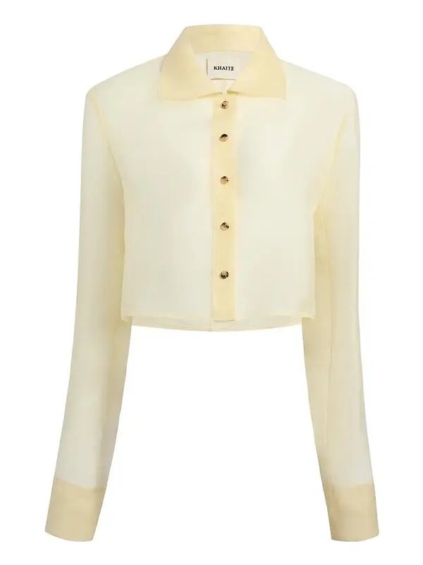 Khaite Jasen Top - Yellow