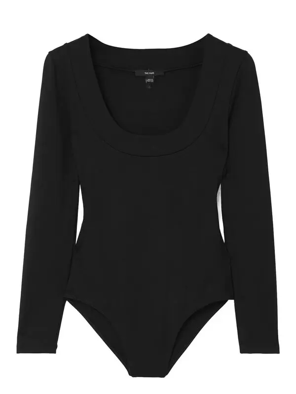 THE PARK Miranda Pyratex Power 3 Bodysuit - Black