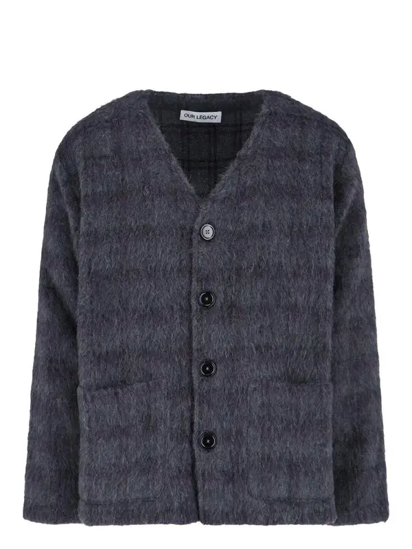 Our Legacy Cardigan With Mother-of-pearl Button - Multi