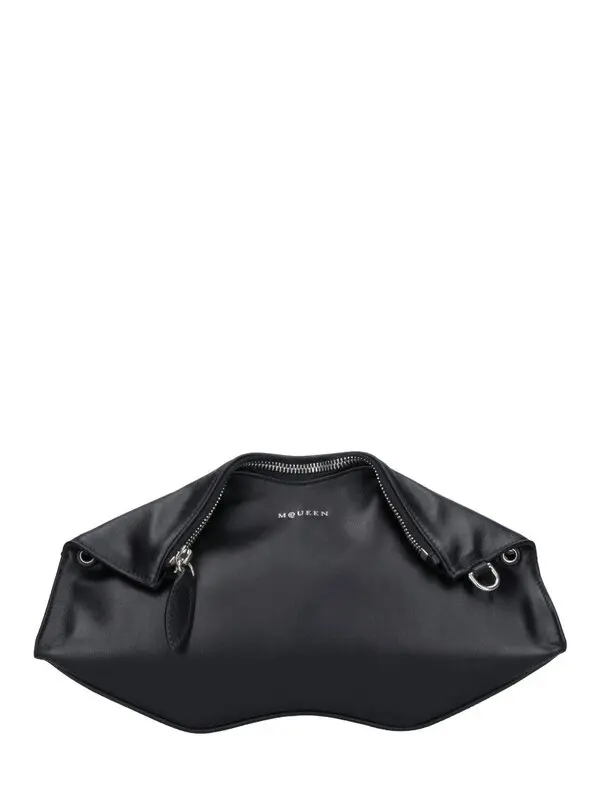 Alexander McQueen Manta Pouch - Black