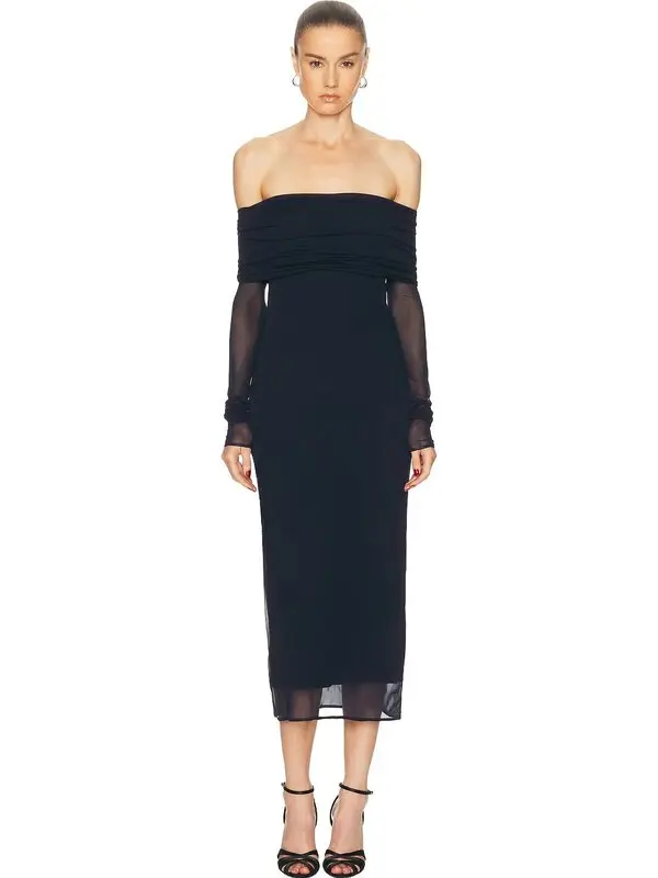 Ralph Lauren Audria Long Dress - Icon Navy