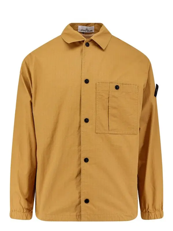 Stone Island Cotton Shirt - Orange