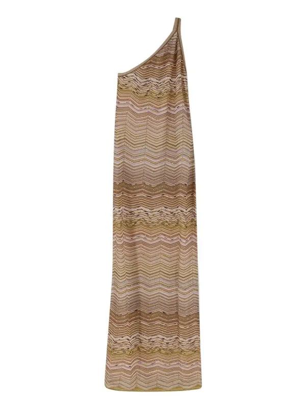 Missoni Laminated Viscose Long Dress - Multicolor