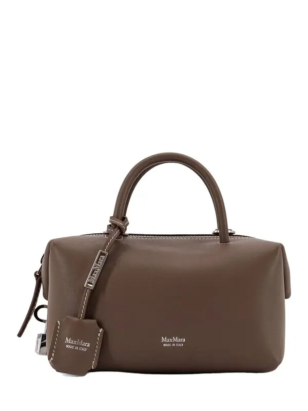 Max Mara Leather Handbag - Grey