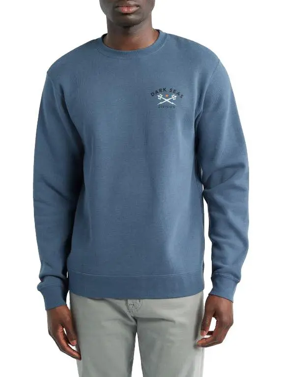 DARK SEAS Headmaster V3 Graphic Sweatshirt - Storm Blue