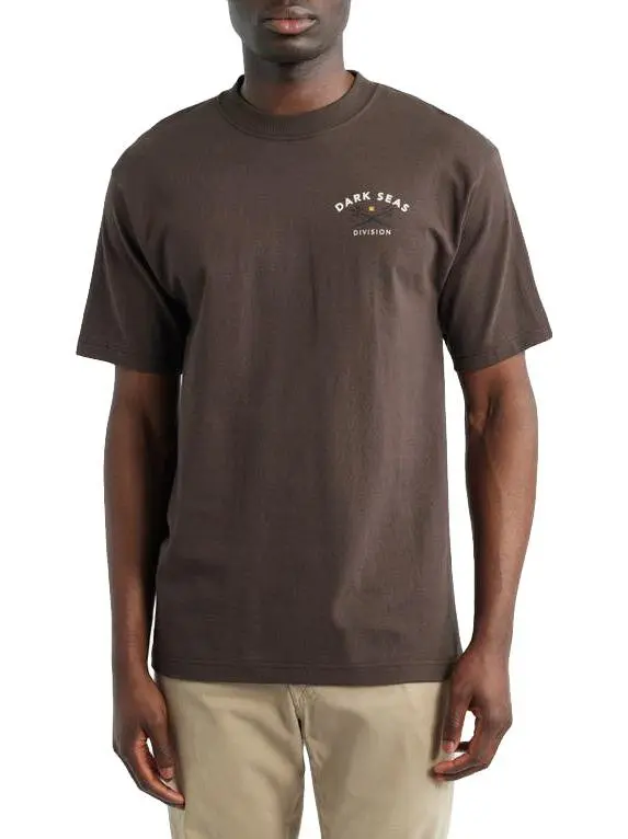 DARK SEAS Headmaster V3 Heavyweight Jersey Graphic T-shirt - Java Brown