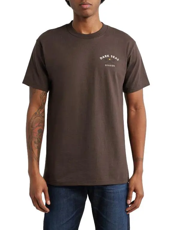 DARK SEAS Headmaster V3 Graphic T-shirt - Java Brown