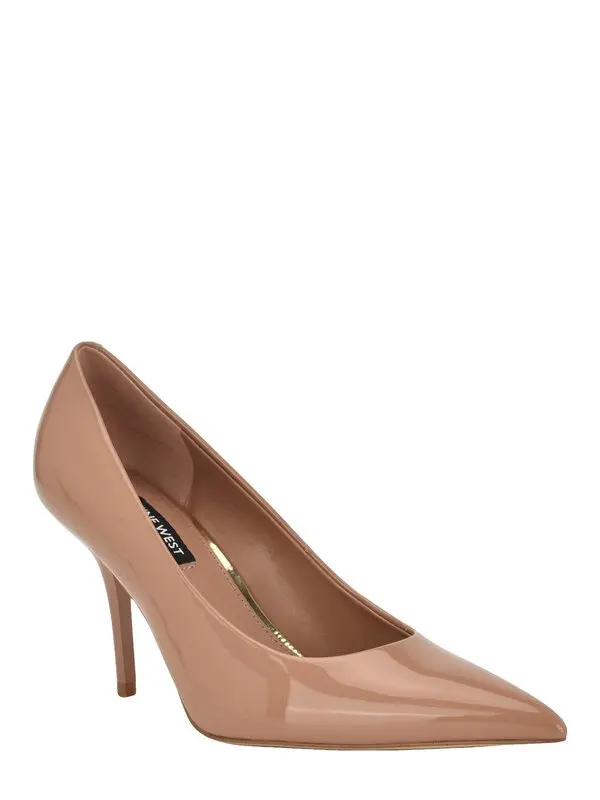 Nine West Pointed Toe Pump - Light Natural