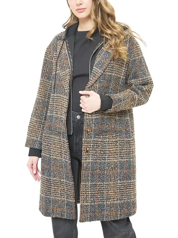 Central Park West Daphne Dickey Coat - Plaid