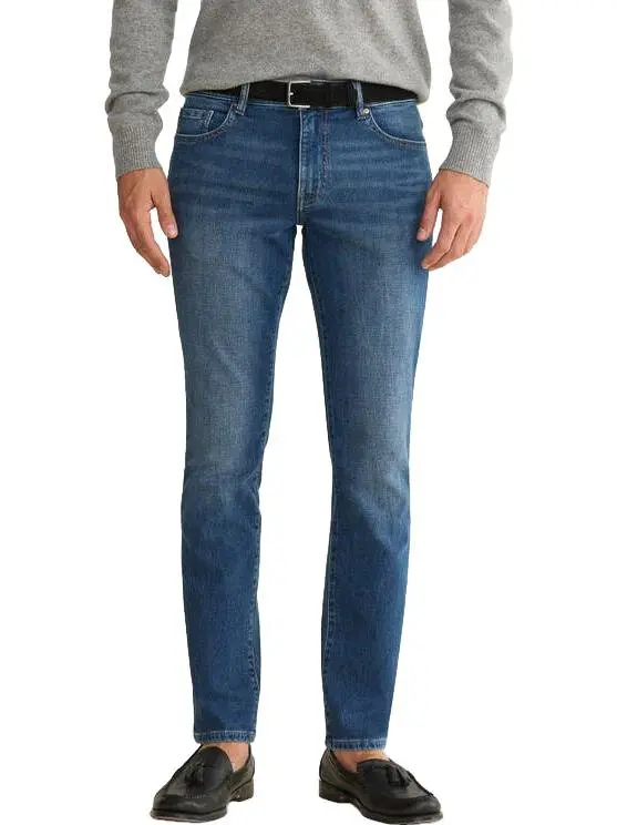 Warp + Weft Ams Slim Knit Jeans - Smyth