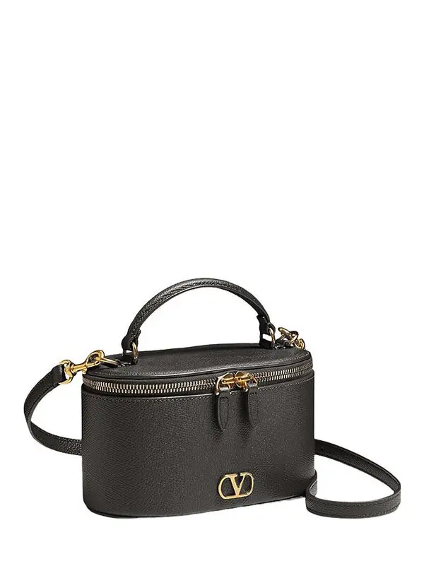 Valentino Garavani Vlogo Signature Mini Vanity Bag - Black