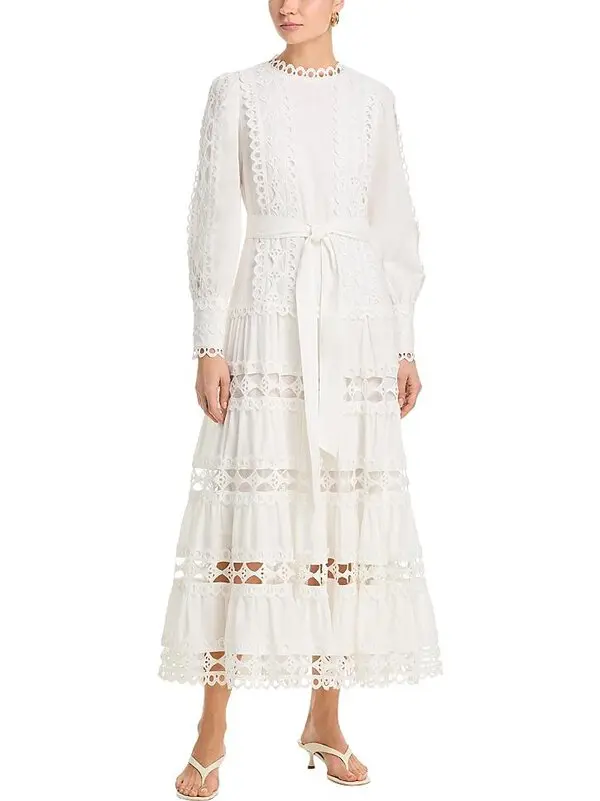 KOKO + MASON Lindsey Maxi Dress - White