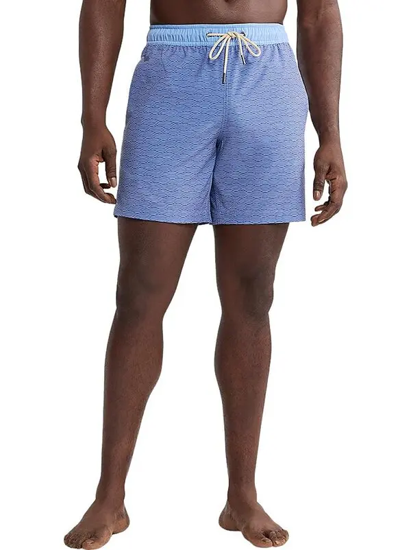 FAIR HARBOR Bayberry Swim Trunks - Blue Waves