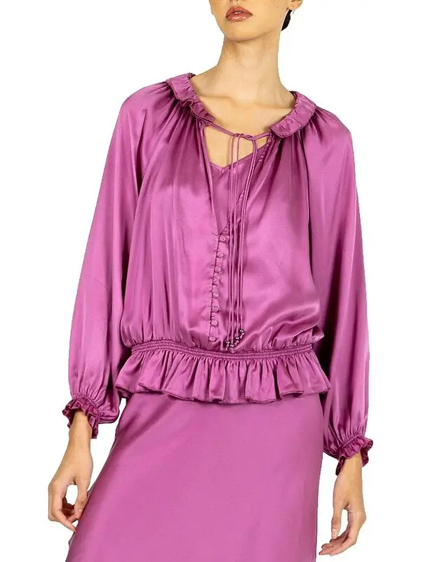 SECRET PON-PON Romane Top - Plum