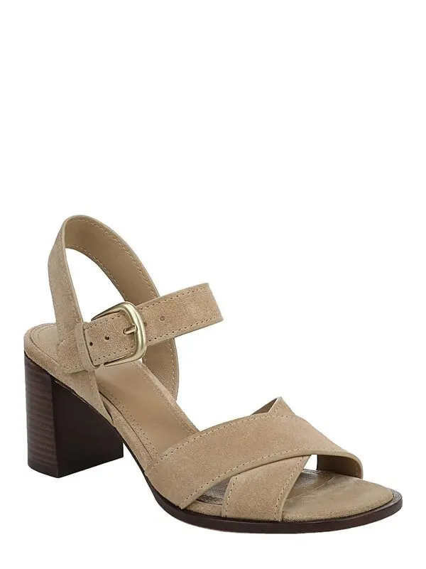 Vince Salma Strappy Block Heel Sandals - Dune