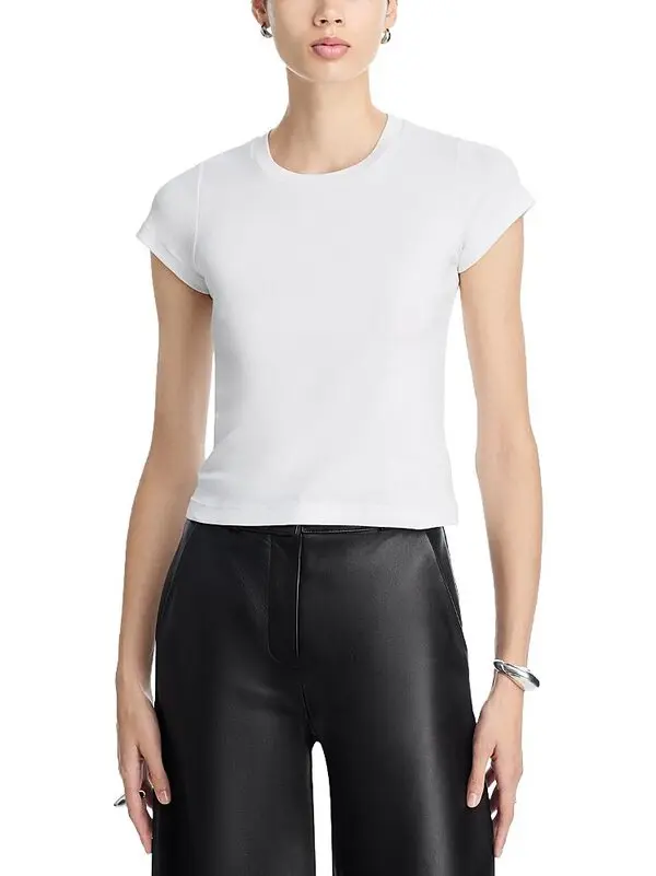 A.L.C. Harper Baby Tee - White