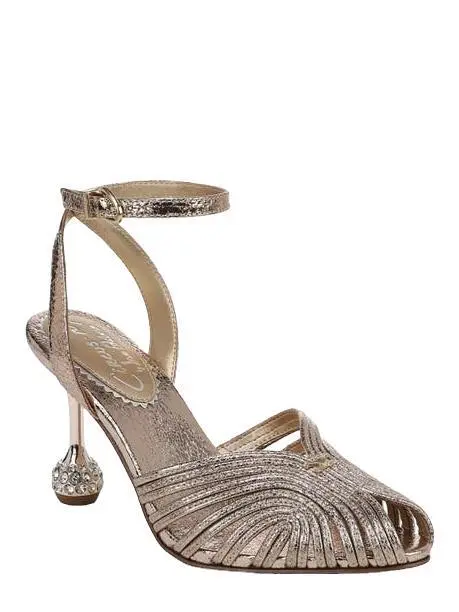 CIRCUS NY BY SAM EDELMAN Giana Peep-toe Stiletto Pumps - Gold Leaf