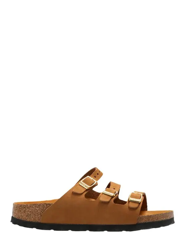 BIRKENSTOCK Florida Fresh Slides - Brown
