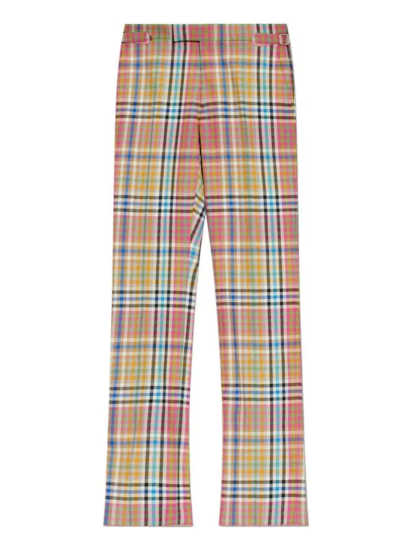 VIVIENNE WESTWOOD Wool Plaid Trousers - Multicolour
