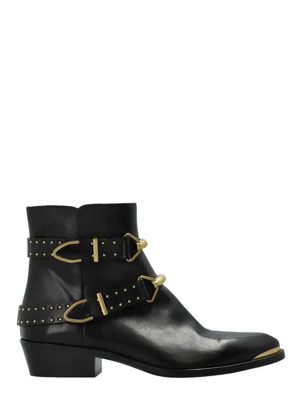 Isabel Marant Zalya Heeled Ankle Boots - Black