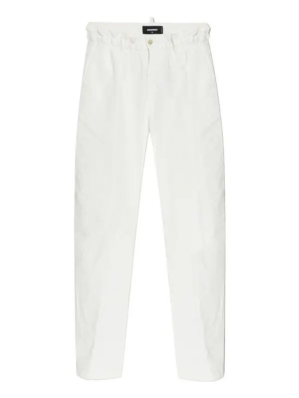 Dsquared2 Tapered Leg Trousers - White
